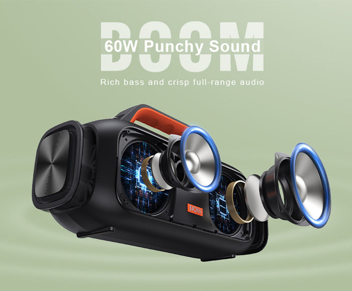Extreme Boom S Outdoor Bluetooth Speakers - Black